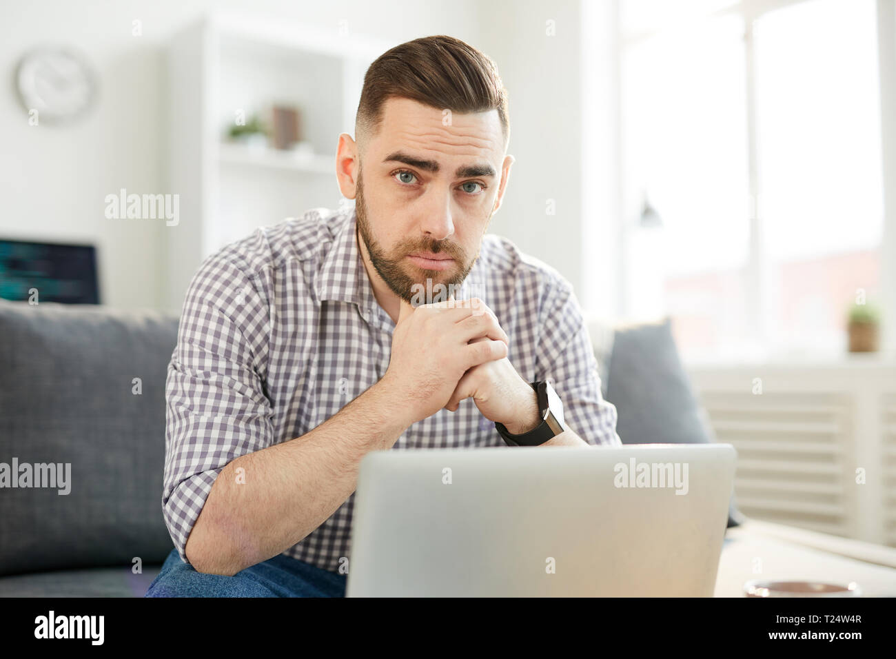 Laptop adult hi-res stock photography and images - Alamy