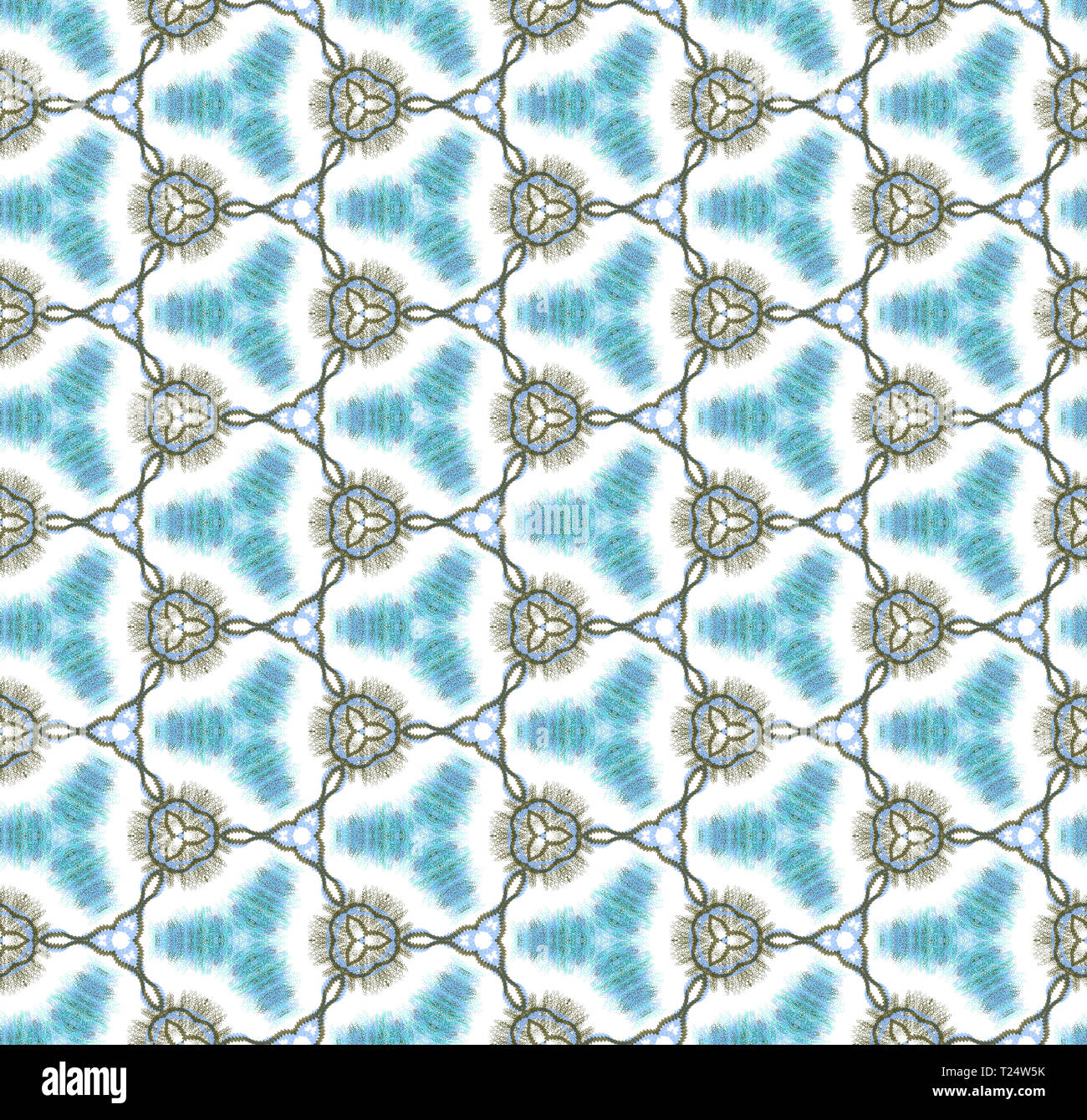 Seamless abstract wall-paper, azure. A decorative pattern, the press ...