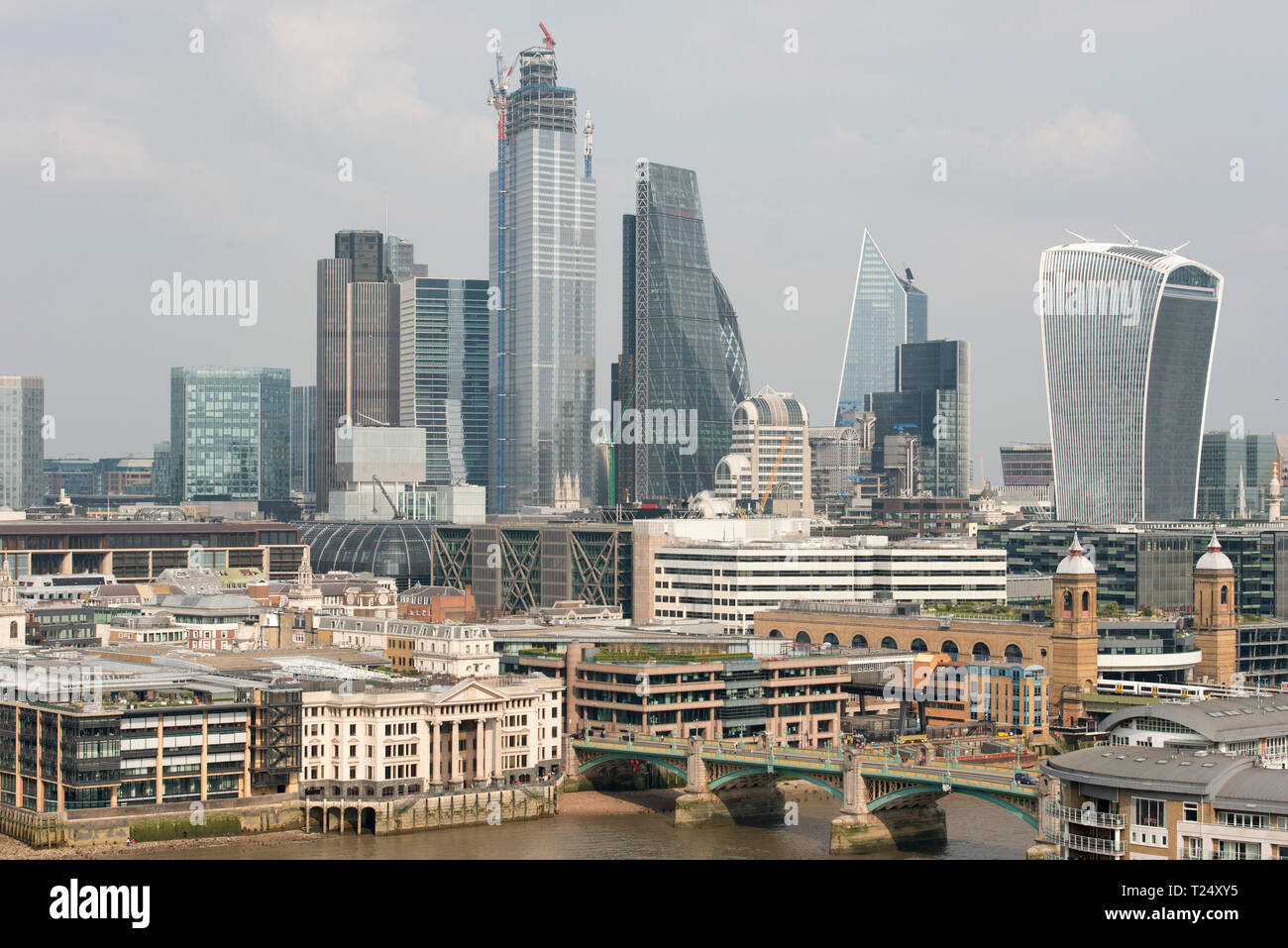 Tate Modern, London, UK. 30th March, 2019. Aerial views of the city ...
