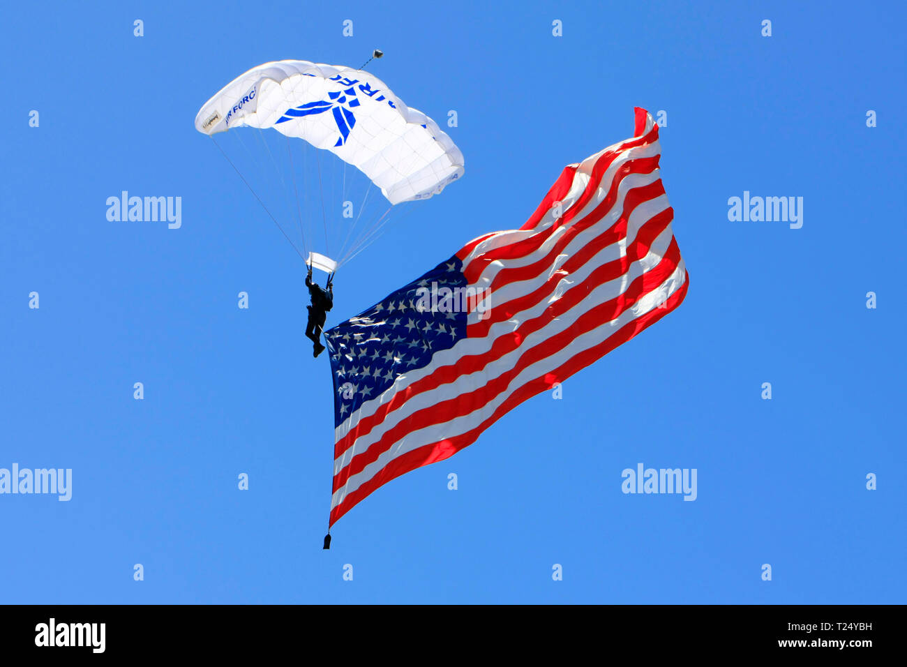 American flag usaf hi-res stock photography and images - Alamy