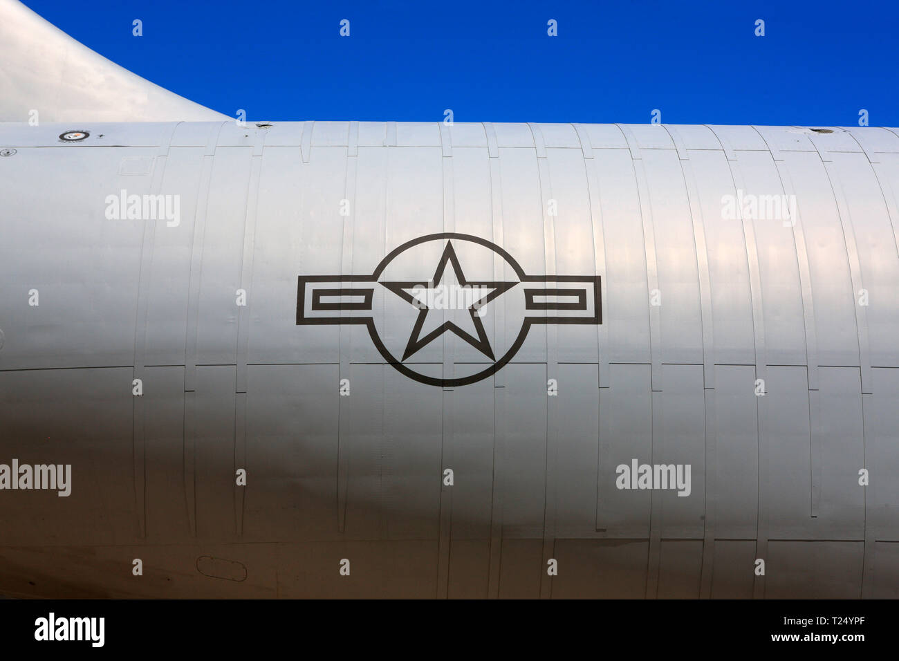 Fuselage assembly of Boeing KC-135 Stratotanker of the 197th ARS ...
