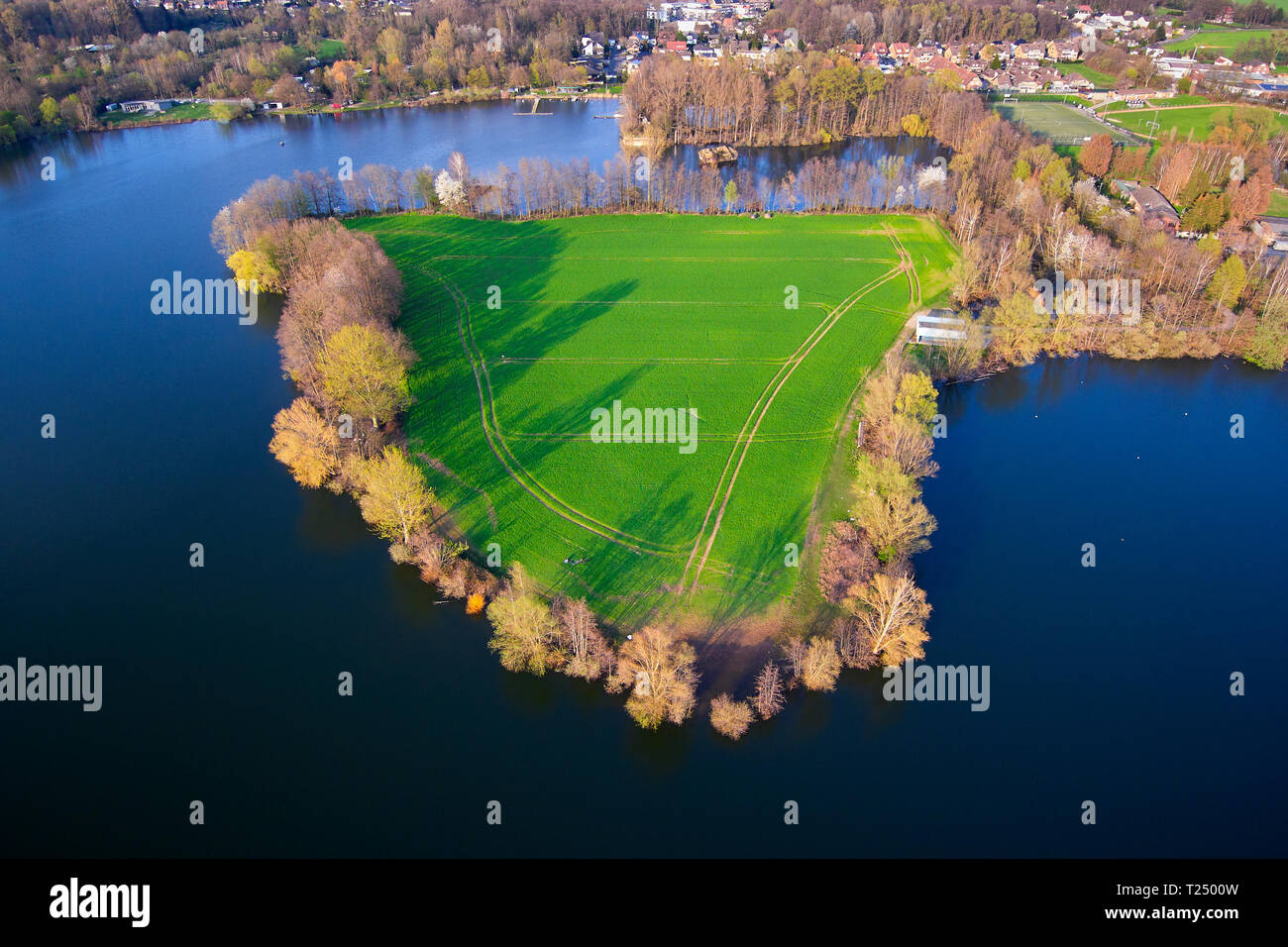 Adolfosee lake in spring Stock Photo - Alamy