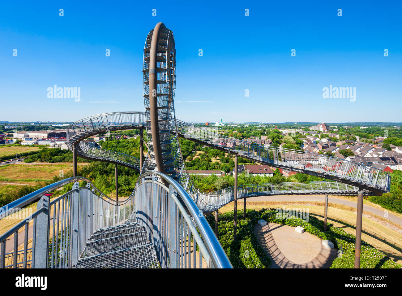 DUISBURG, GERMANY - JULY 03, 2018: Tiger and Turtle or Magic Mountain ...