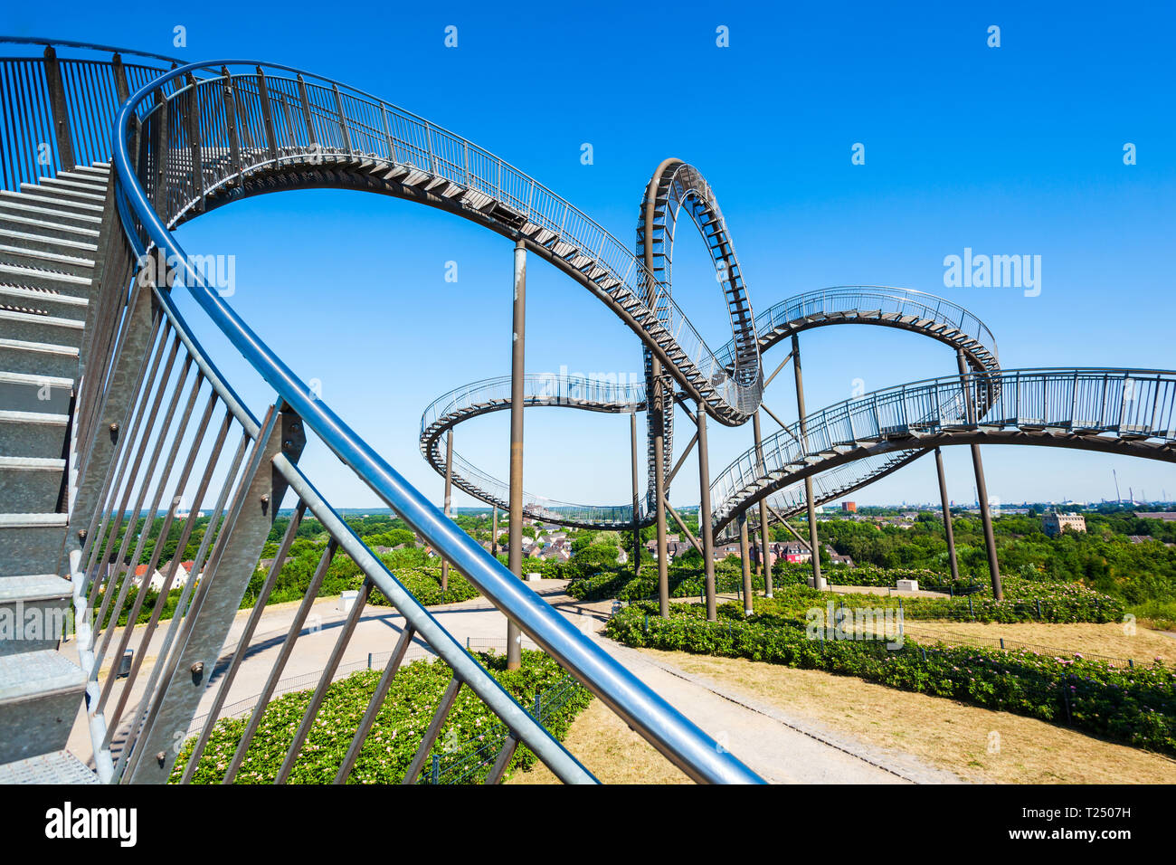 DUISBURG, GERMANY - JULY 03, 2018: Tiger and Turtle or Magic Mountain ...