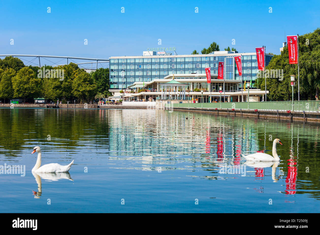 HANNOVER, GERMANY - JULY 05, 2018: Courtyard by Marriott Hannover ...