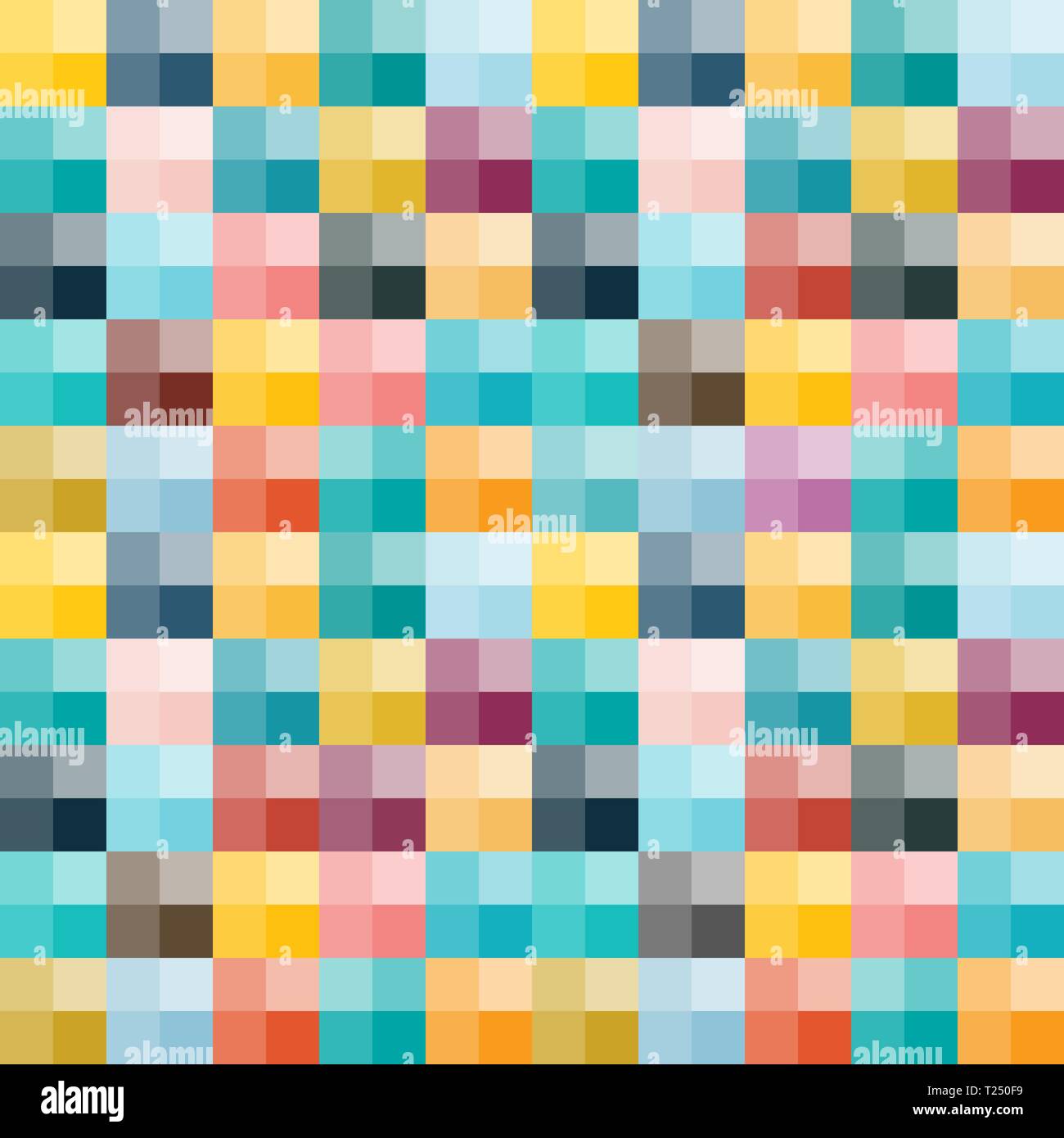 Seamless Background with Colorful Squares. Vector Illustration Stock ...
