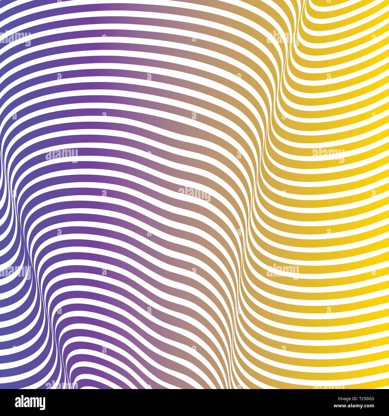 Abstract acid color wavy background, optical art, opart striped. Neon ...