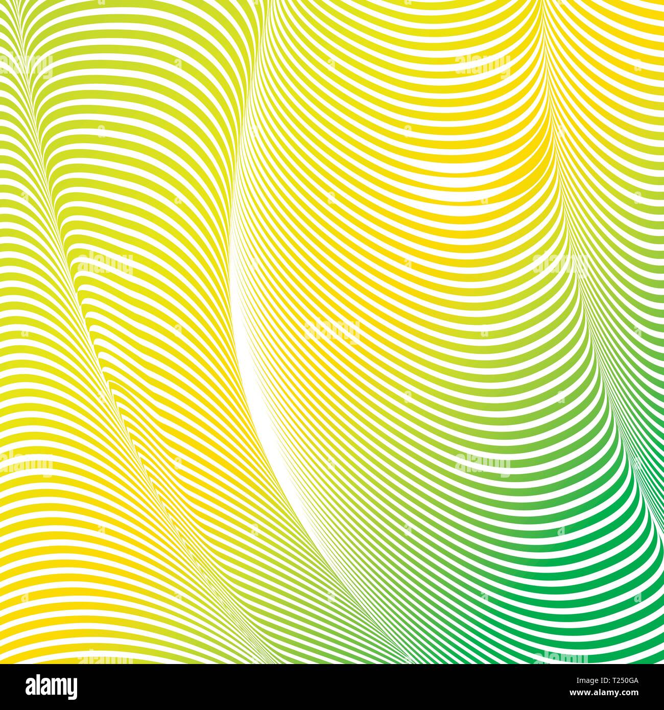 Abstract acid color wavy background, optical art, opart striped. Neon ...