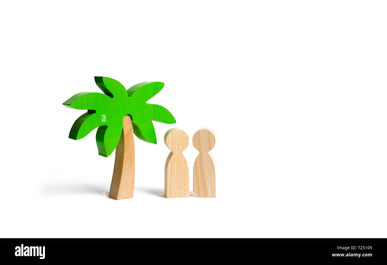 Tourist couple in nature Cut Out Stock Images & Pictures - Alamy