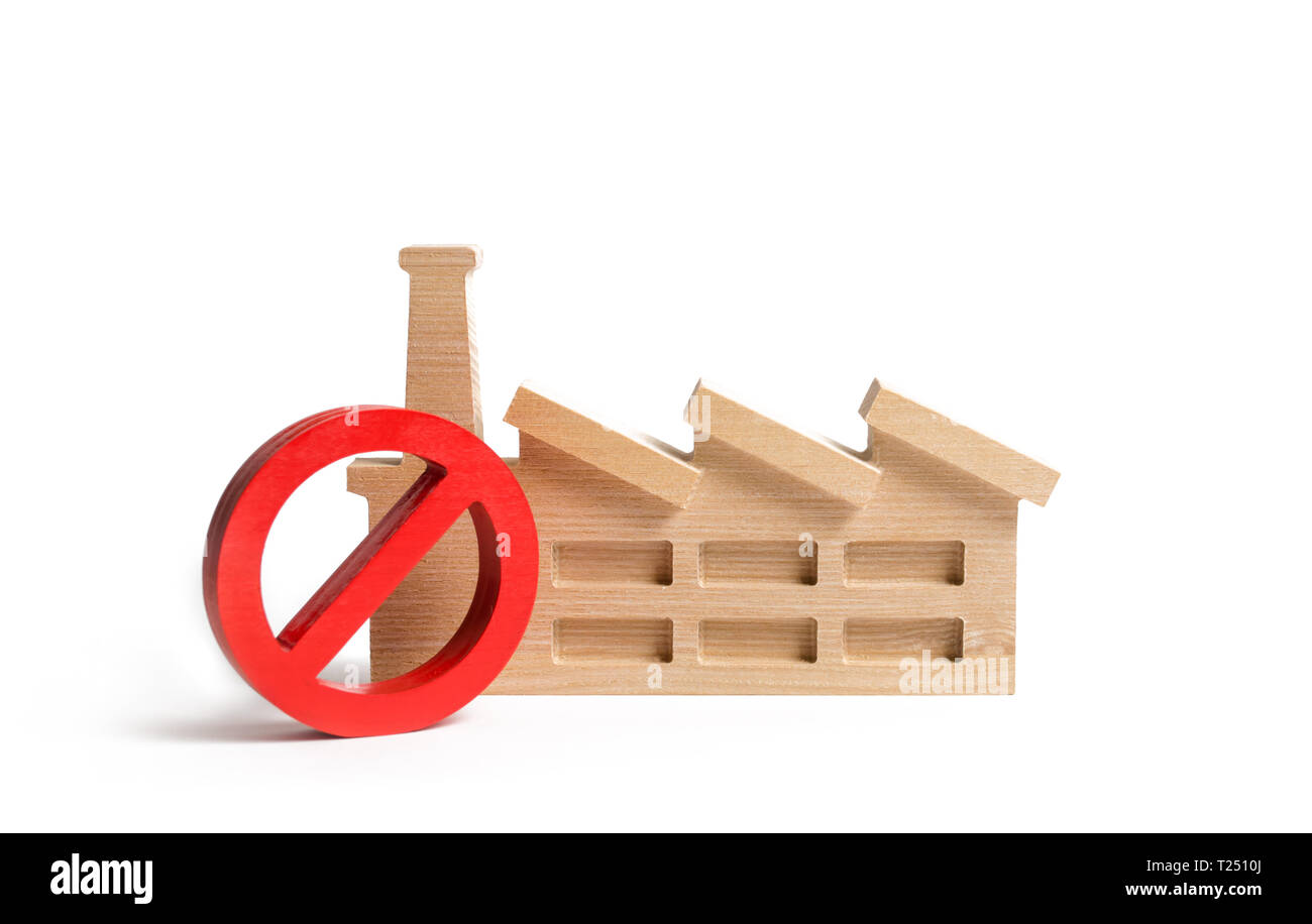 Factory closing Cut Out Stock Images & Pictures - Alamy