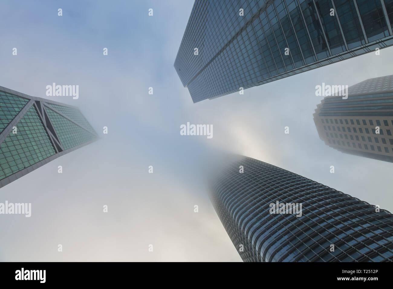 High Rise Buildings In Downtown San Francisco High Resolution Stock ...