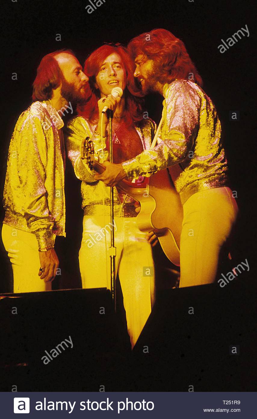 Bee Gees Barry Gibb In High Resolution Stock Photography and Images - Alamy