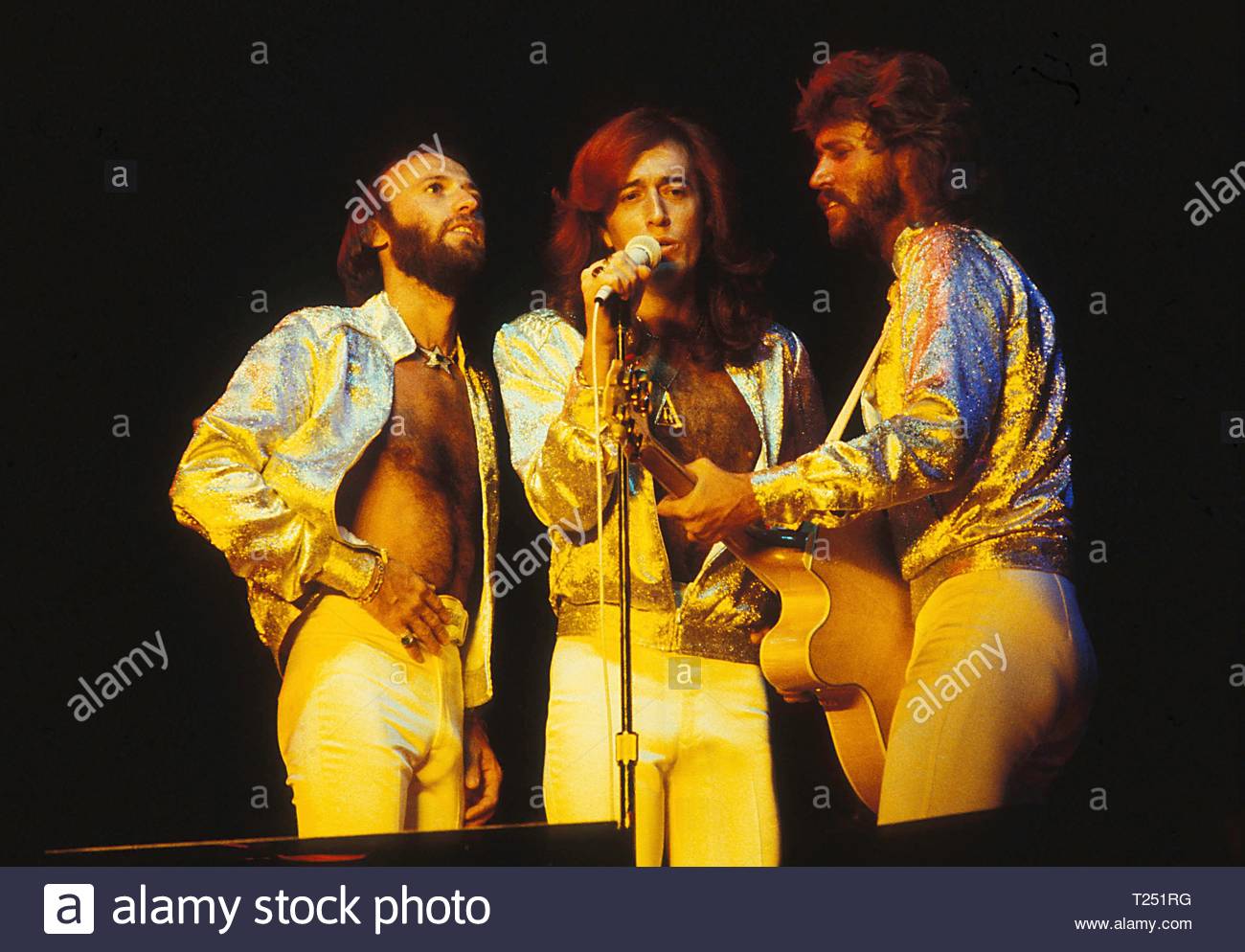 Bee Gees Barry Gibb In High Resolution Stock Photography and Images - Alamy