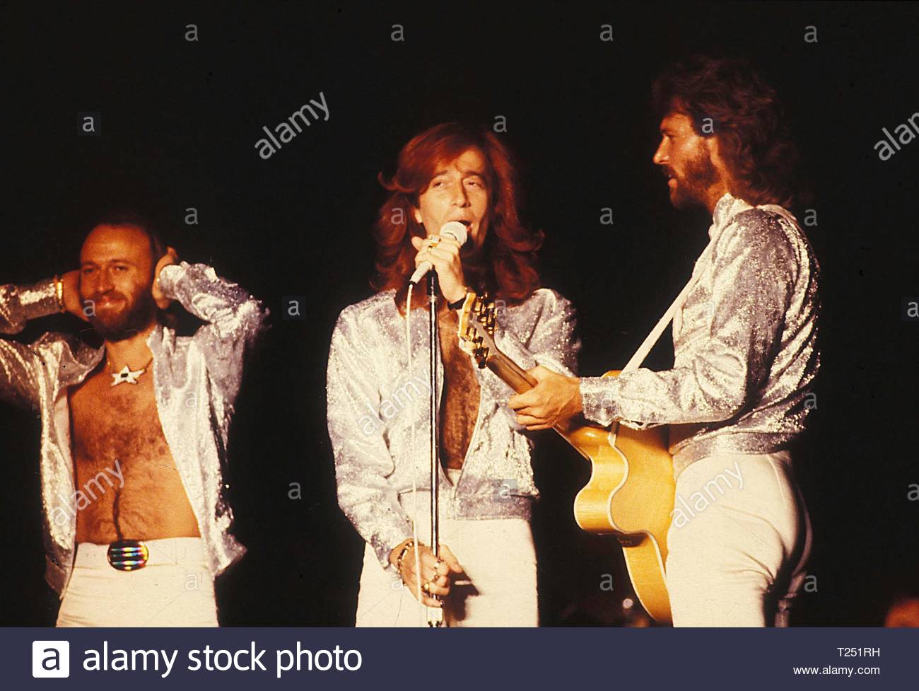 Bee Gees Barry Gibb In High Resolution Stock Photography and Images - Alamy