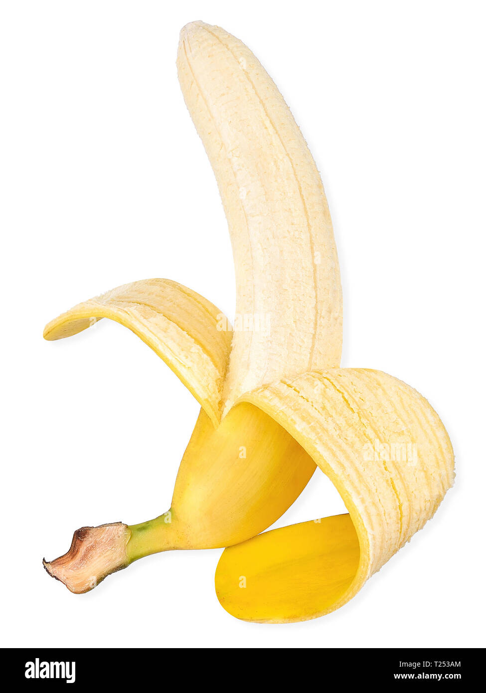 banana isolated on white with clipping path Stock Photo - Alamy