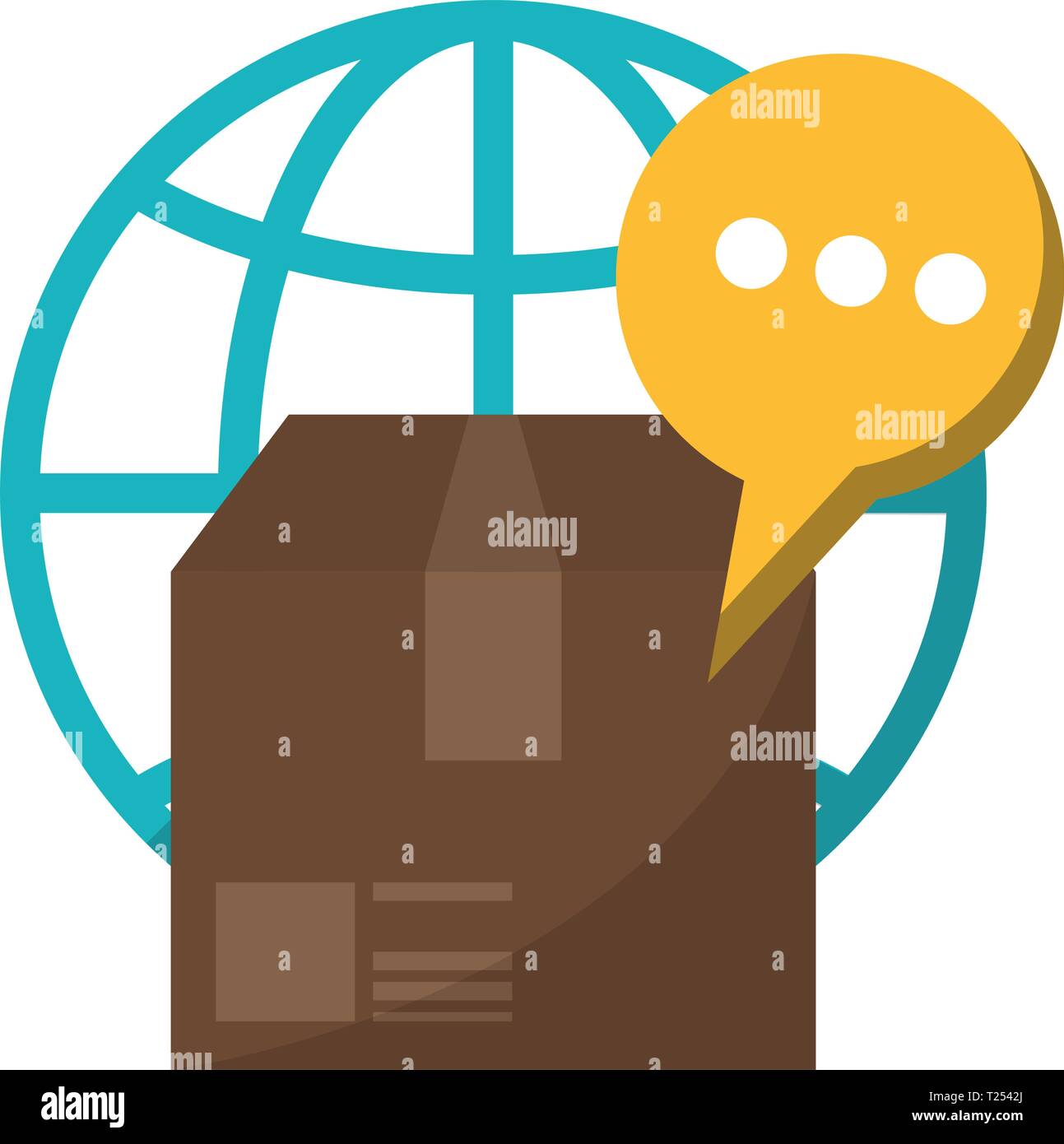 Delivery and customer service Stock Vector Image & Art - Alamy