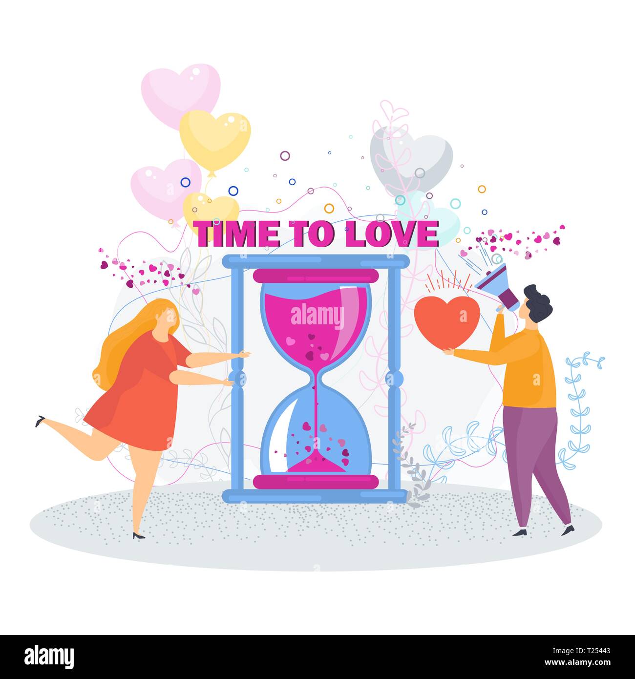 Finding a partner Stock Vector Images - Alamy