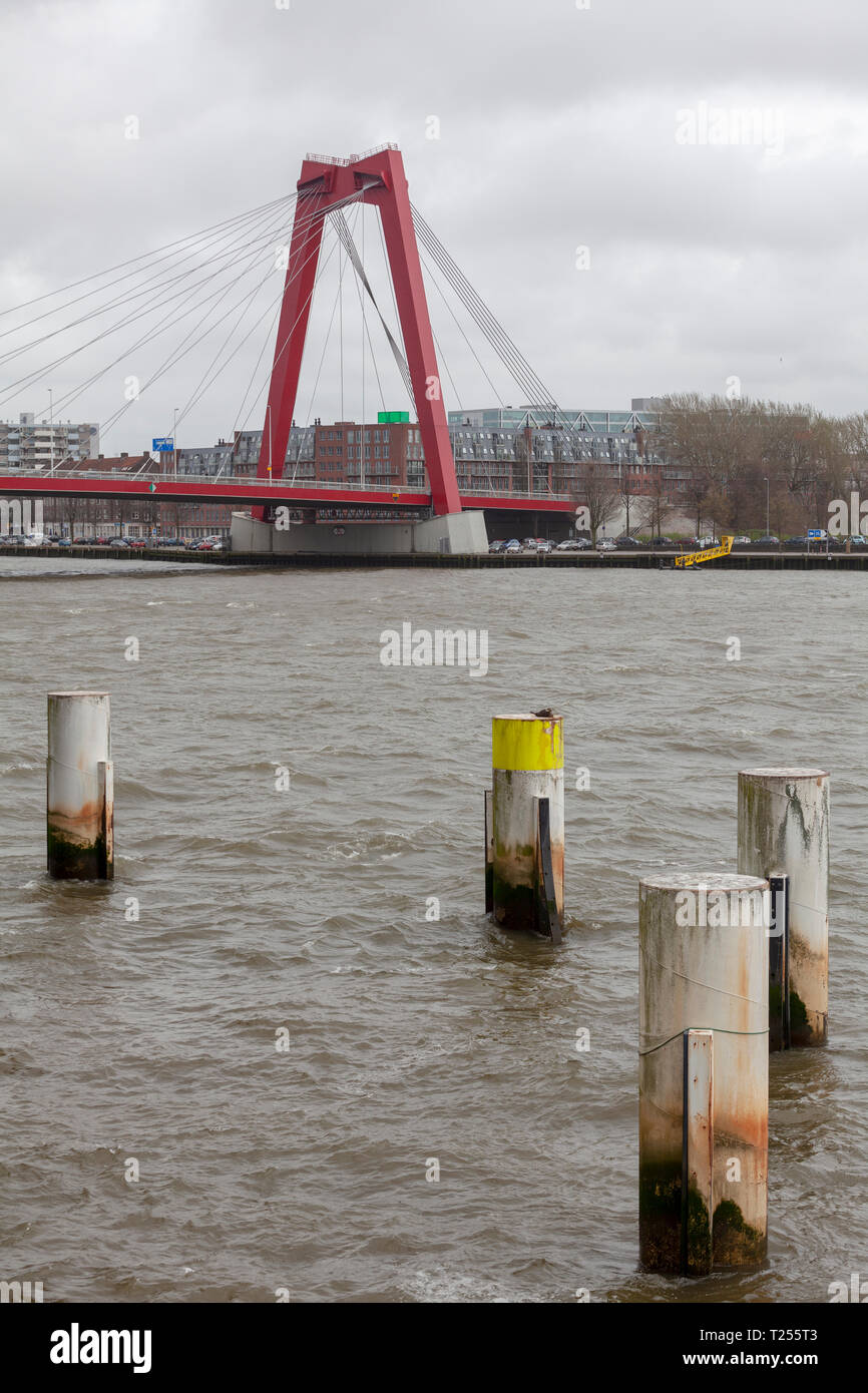 Big red bridge rotterdam hi-res stock photography and images - Alamy