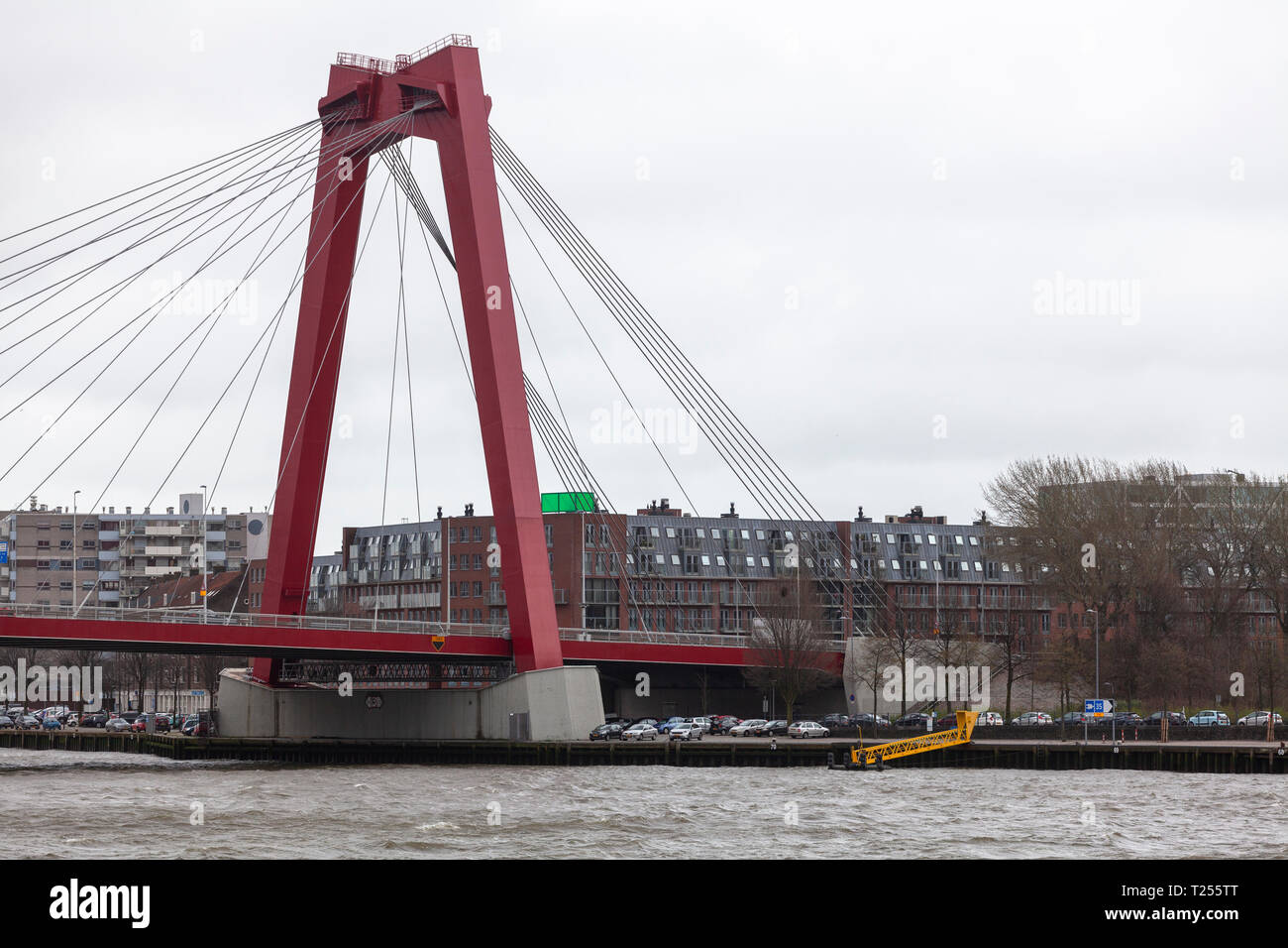 Big red bridge rotterdam hi-res stock photography and images - Alamy