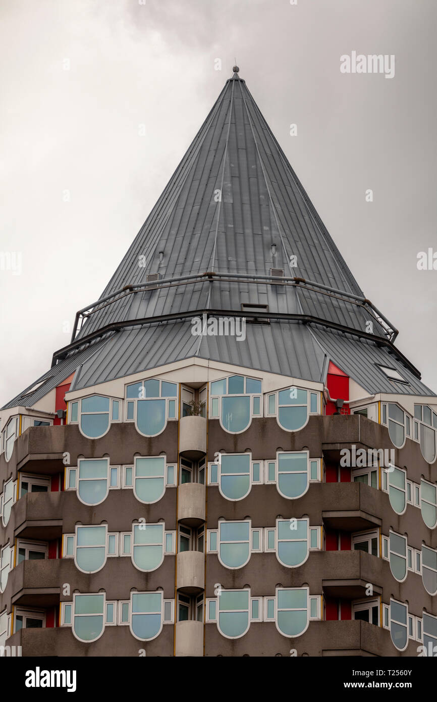 Pencil building in Rotterdam, Netherlands Stock Photo - Alamy