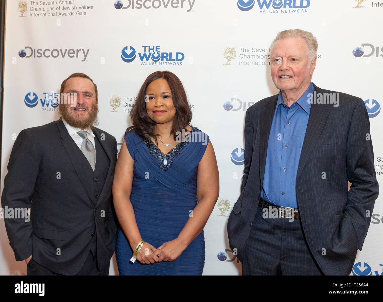 New York, United States. 28th Mar, 2019. Rabbi Shmuel Boteach, Dana ...