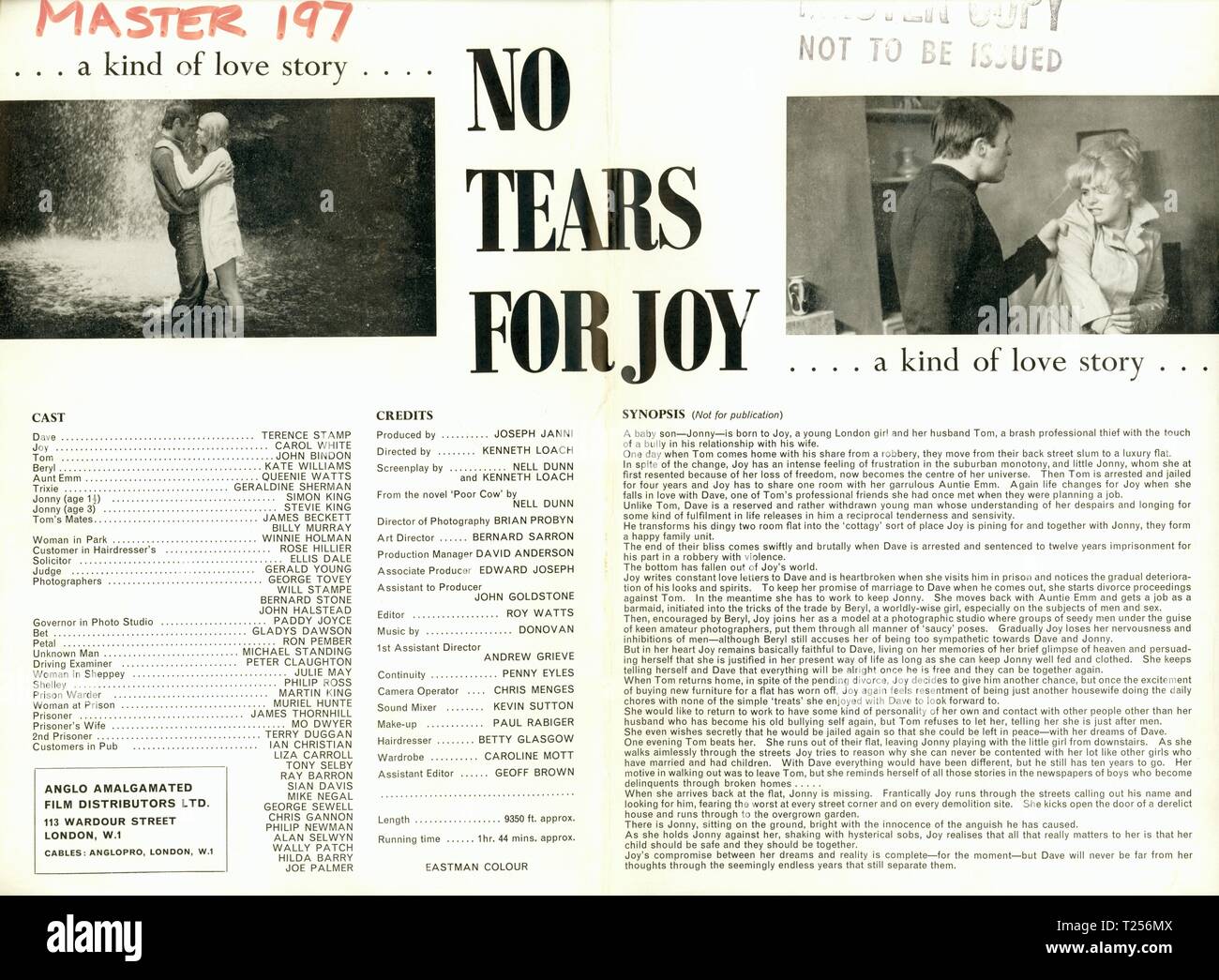 Poor Cow (1967) Publicity information, Date: 1967 Stock Photo - Alamy