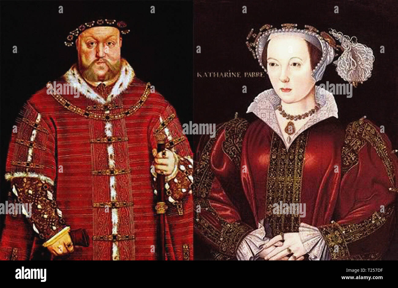 Portrait from Henry VIII's Tudor Court Stock Photo - Alamy