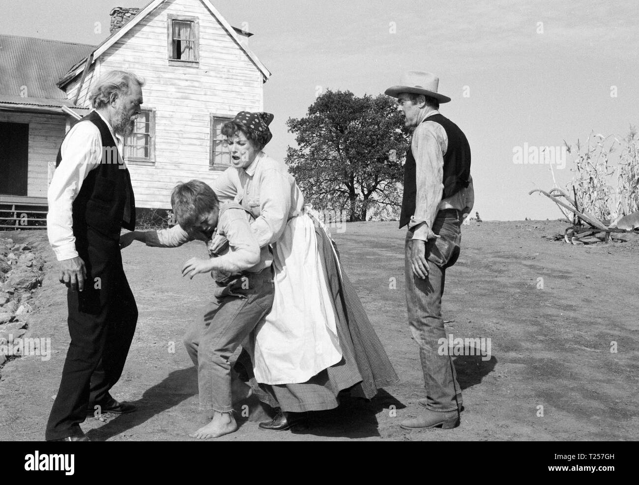 The Red Pony (1973) Jack Elam, Clint Howard, Maureen O'Hara, Henry ...
