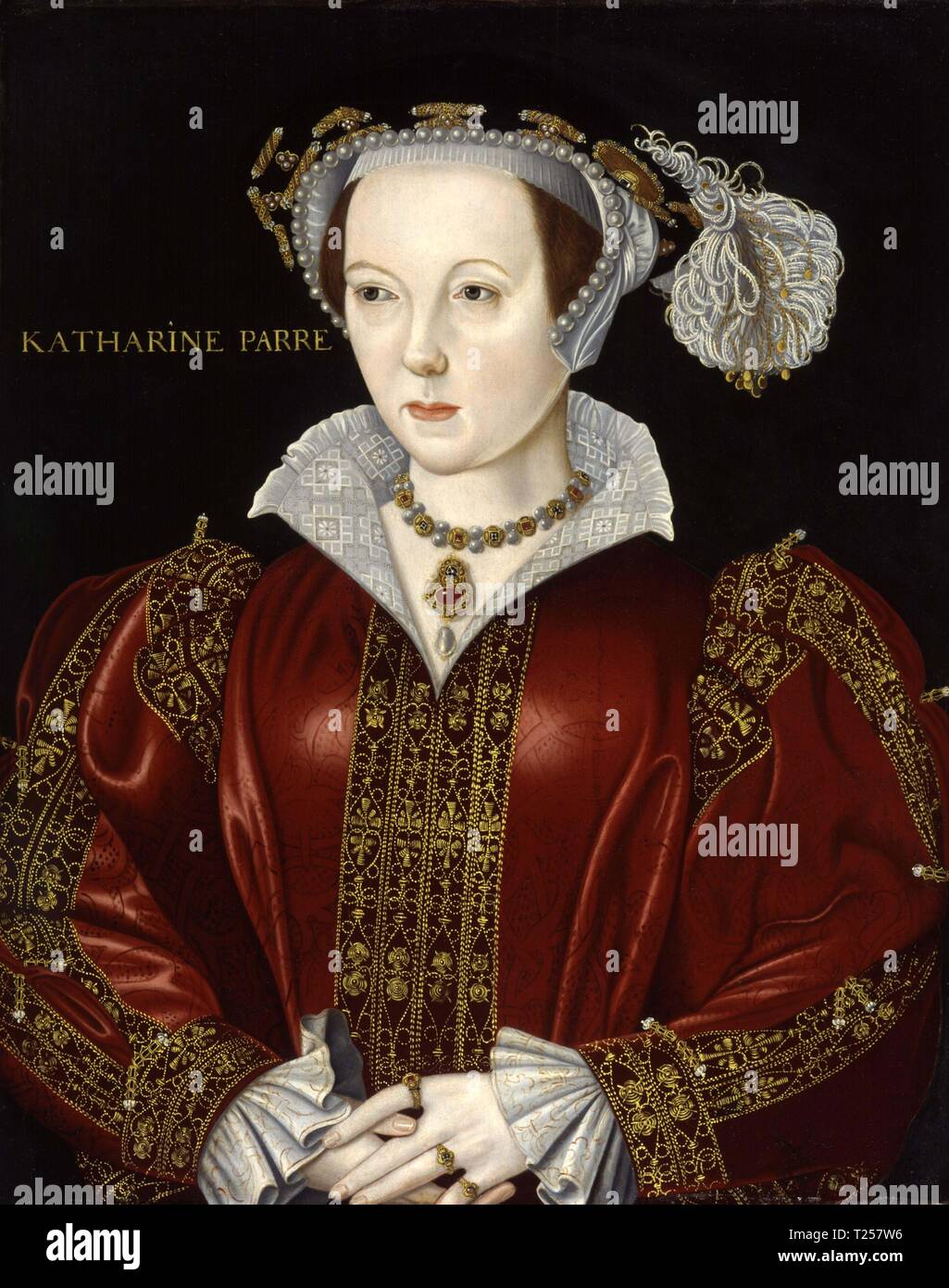 Portrait from Henry VIII's Tudor Court Stock Photo - Alamy