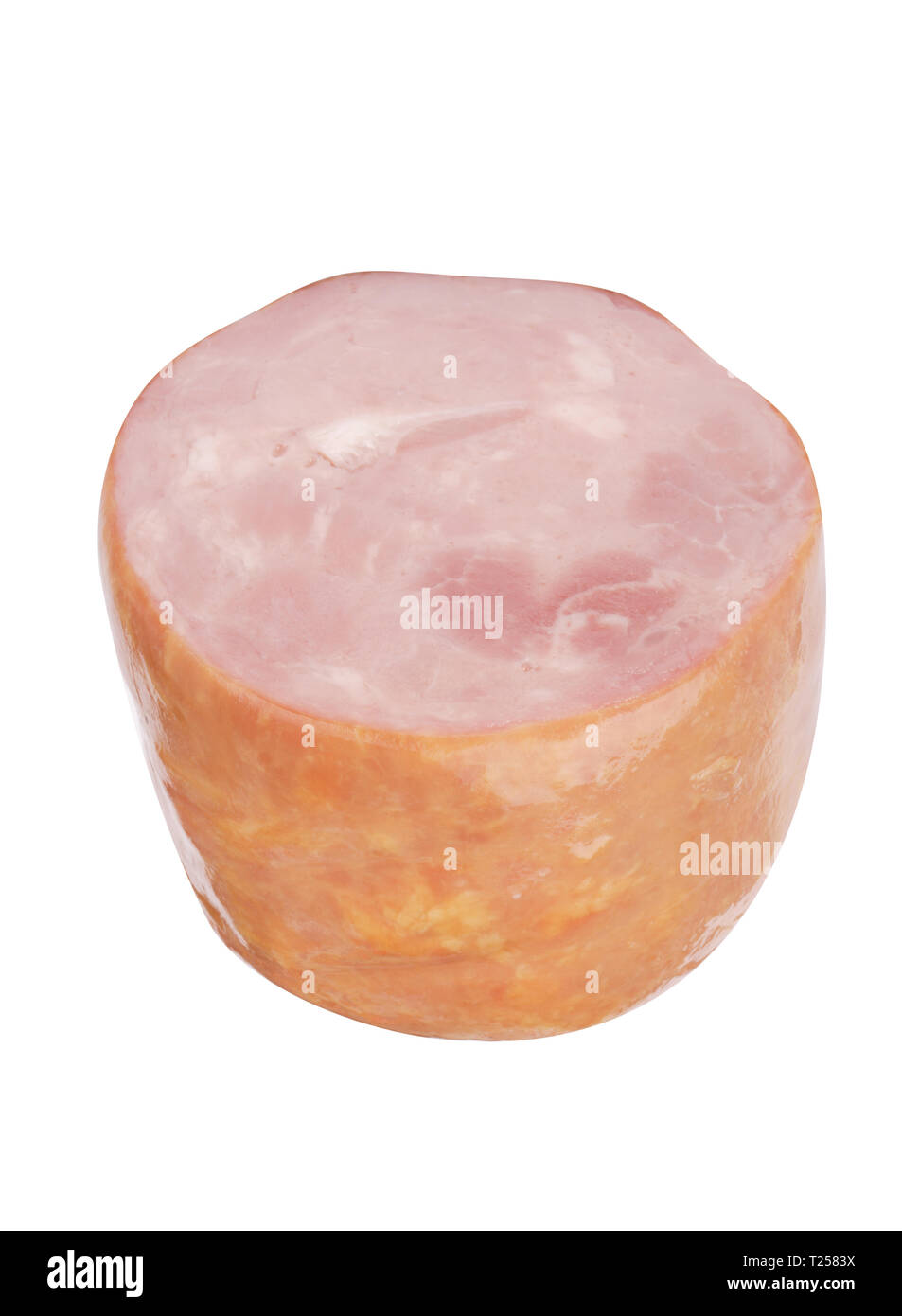 Piece of Ham Isolated Stock Photo - Alamy