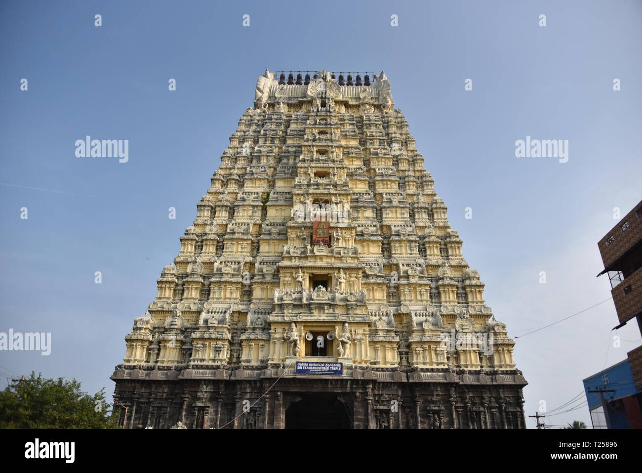 Ekambareswarar Temple, Kanchipuram, Tamil Nadu, India Stock Photo - Alamy