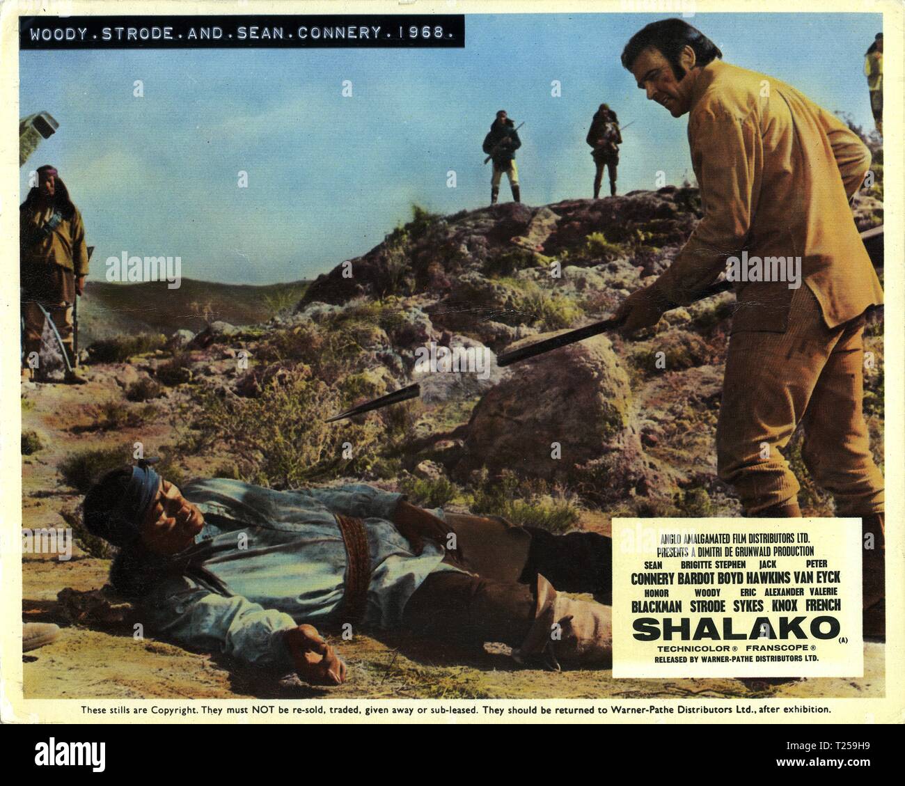 Shalako (1968) Woody Strode, Sean Connery, Date: 1968 Stock Photo - Alamy