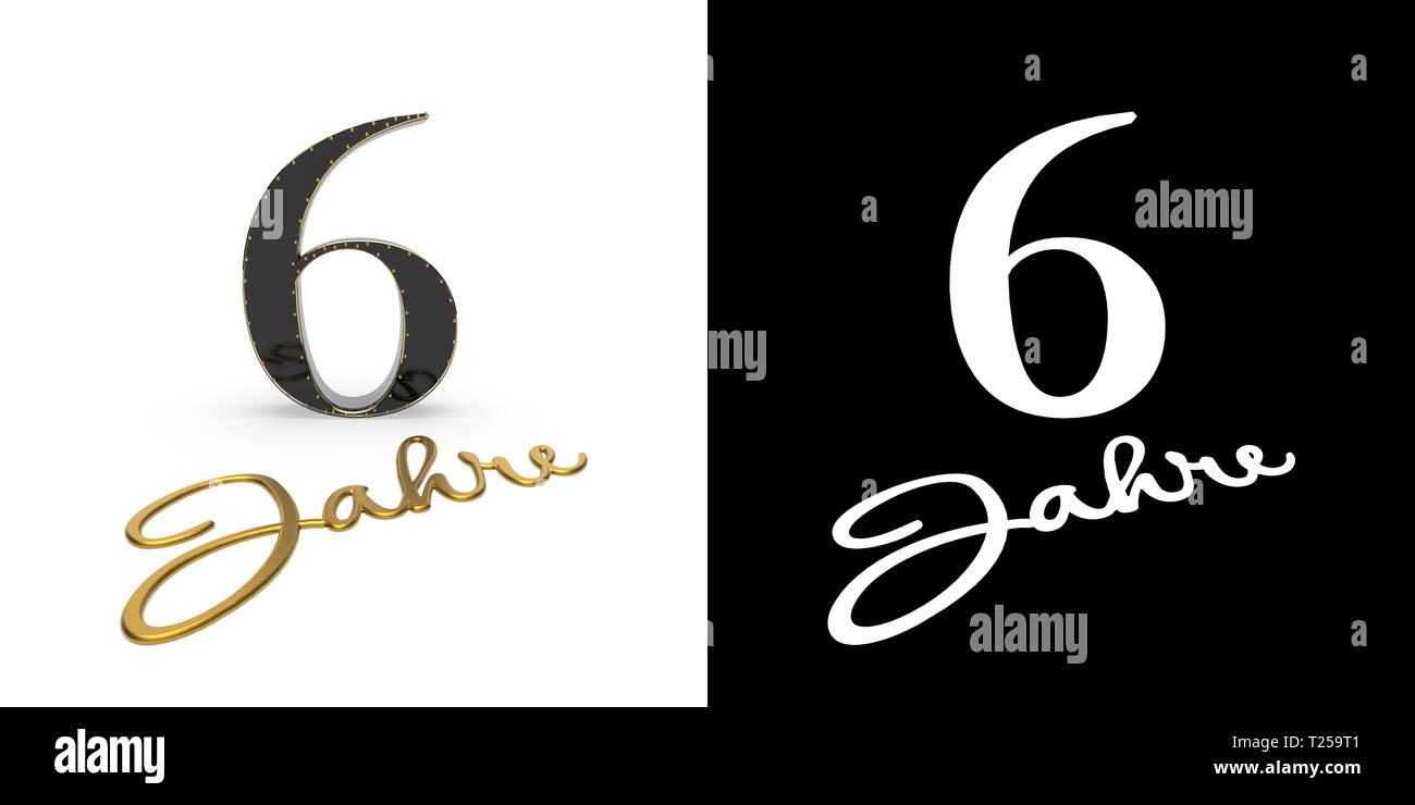 Number 6 birthday badge hi-res stock photography and images - Alamy