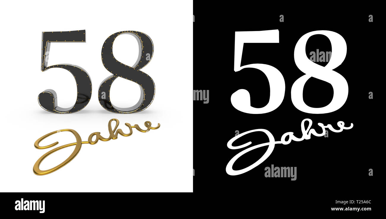 Number 58 fifty eight hi-res stock photography and images - Alamy