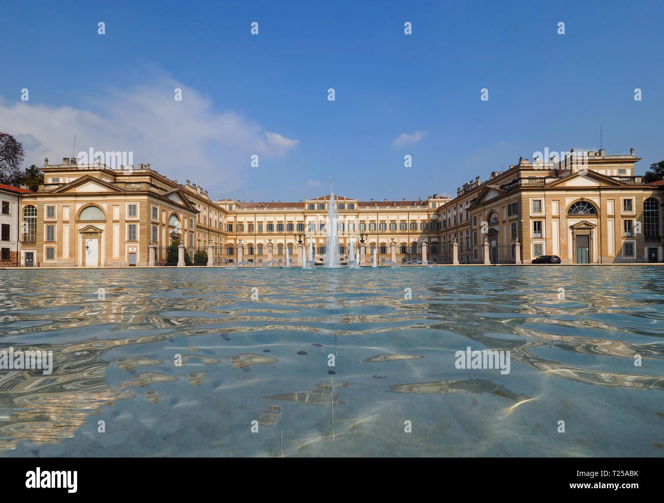 MONZA, Italy, 13 September 2018: Villa Reale Palace,royal gardens and ...