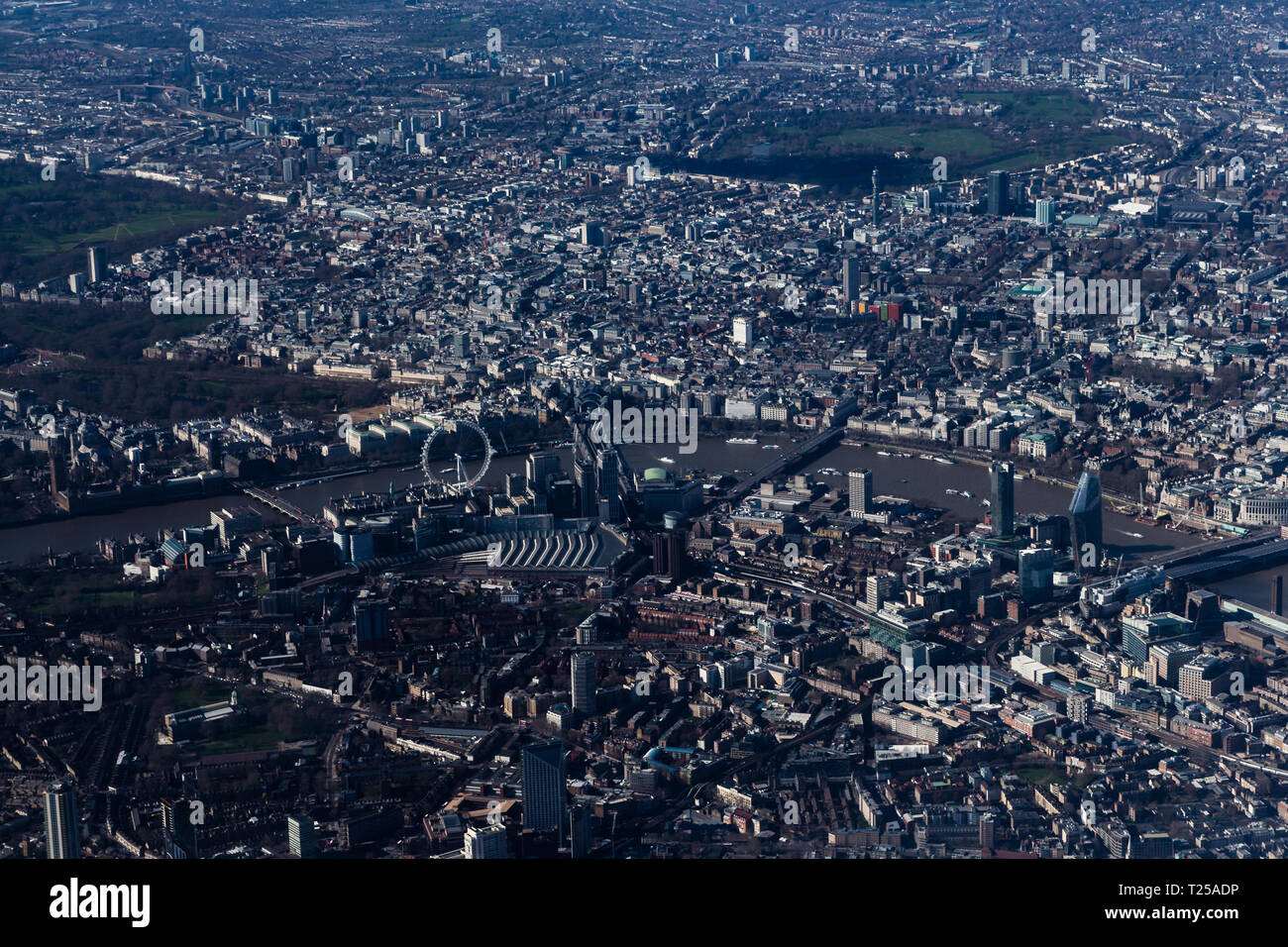Aerial view over london hi-res stock photography and images - Alamy