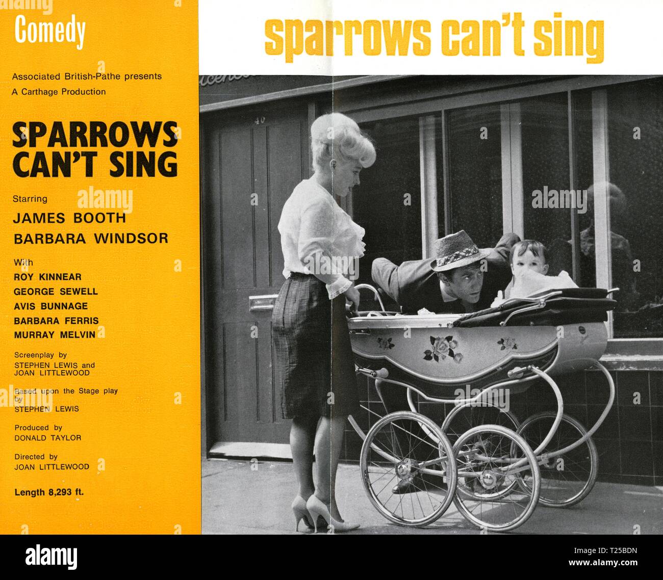 Sparrows Can't Sing (1962) Barbara Windsor, Date: 1962 Stock Photo - Alamy