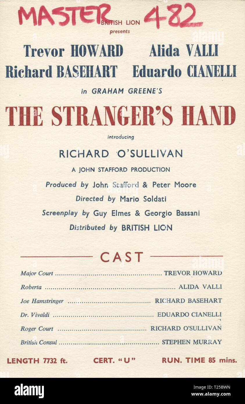 The strangers hand hi-res stock photography and images - Alamy