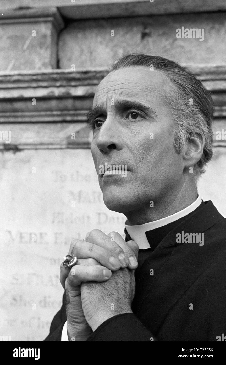 To the Devil a Daughter (1976) Christopher Lee, Date: 1976 Stock Photo ...