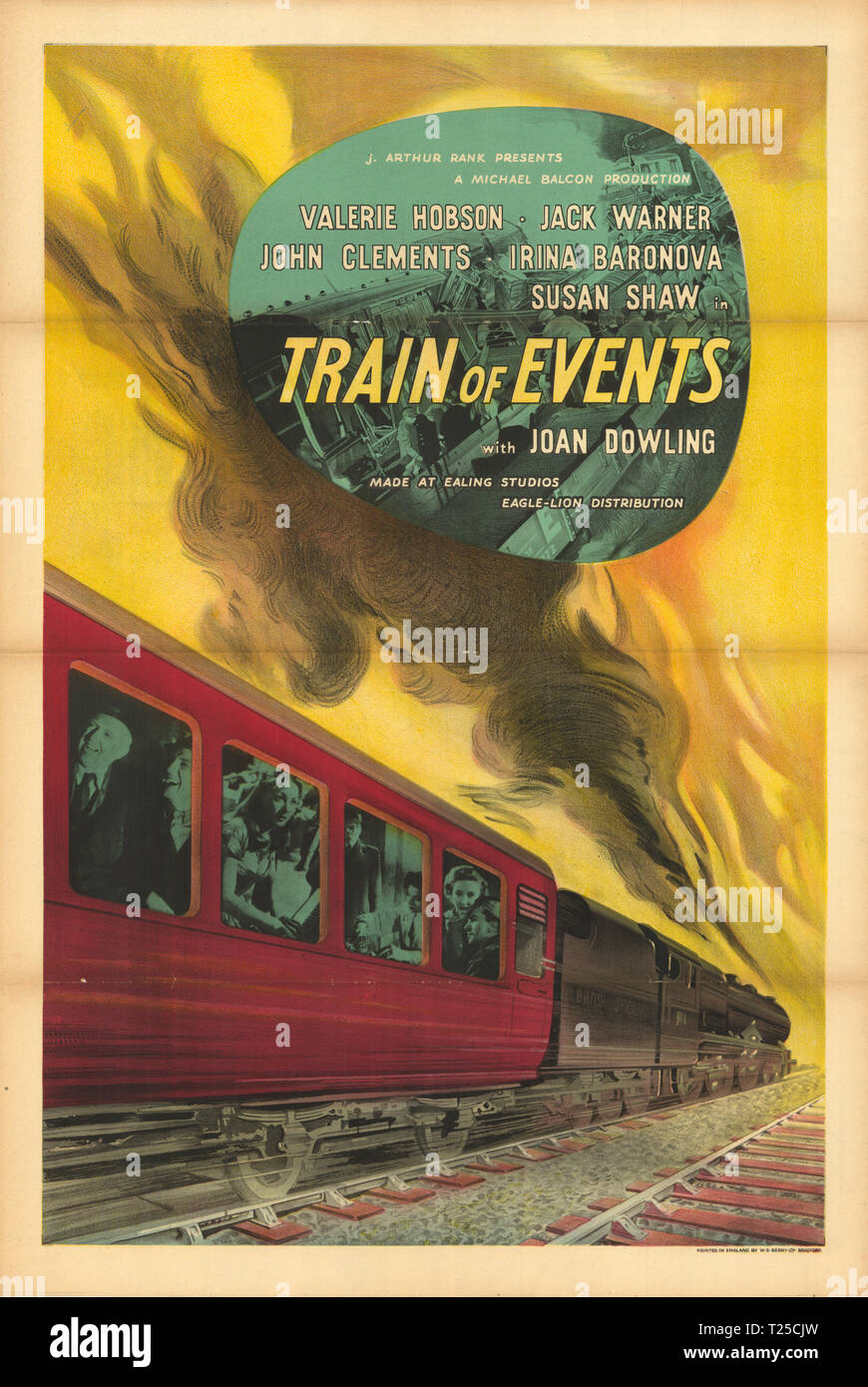 Train of Events (1949) Publicity information, Film poster Date: 1949 ...