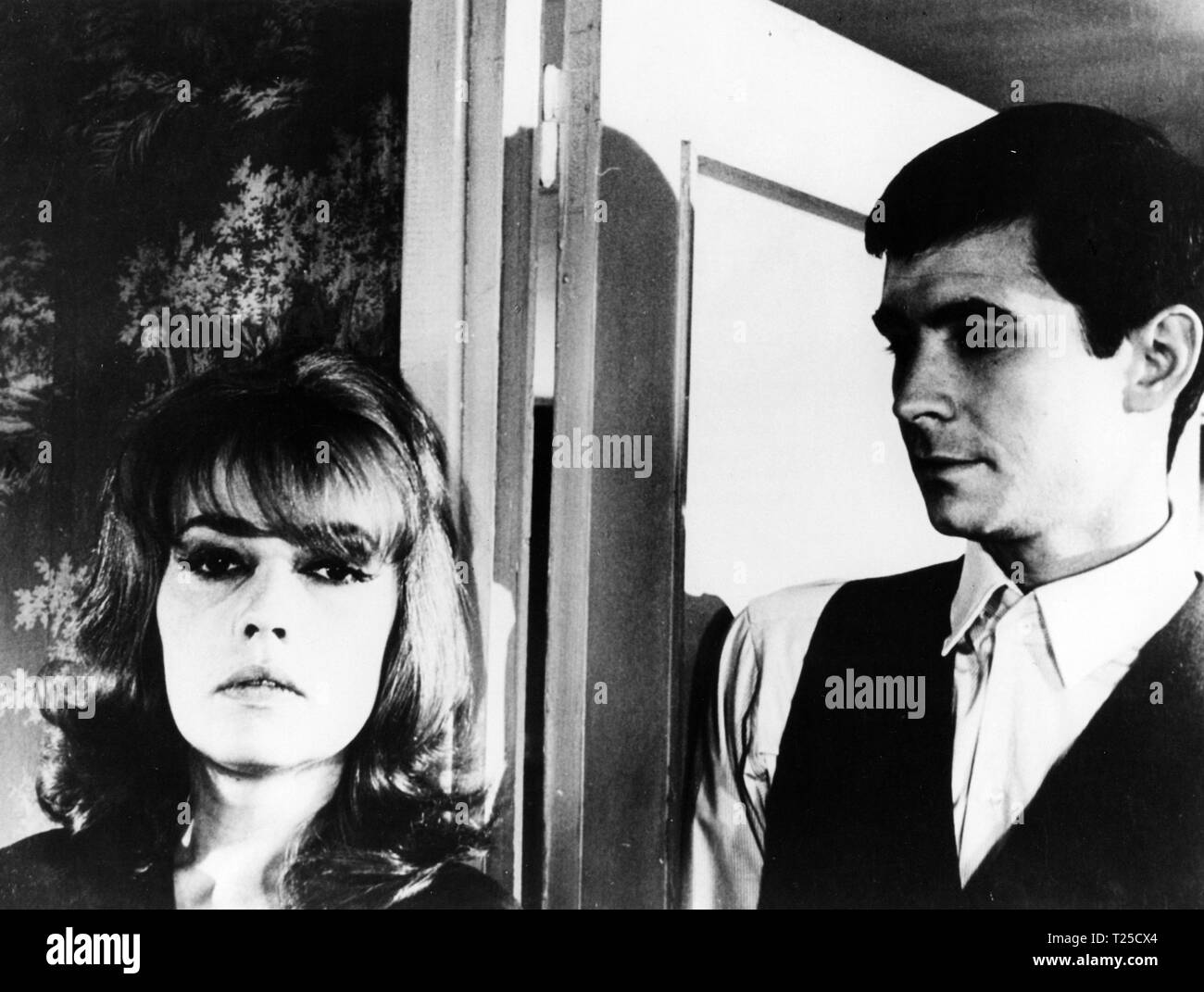 Anthony perkins romy schneider trial Black and White Stock Photos ...