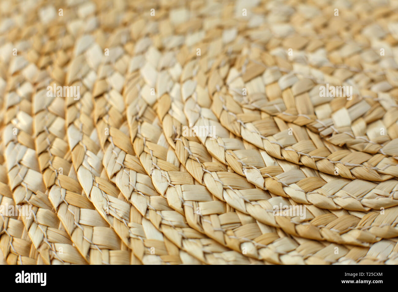 Closeup straw hat. Straw hat texture. background Stock Photo - Alamy