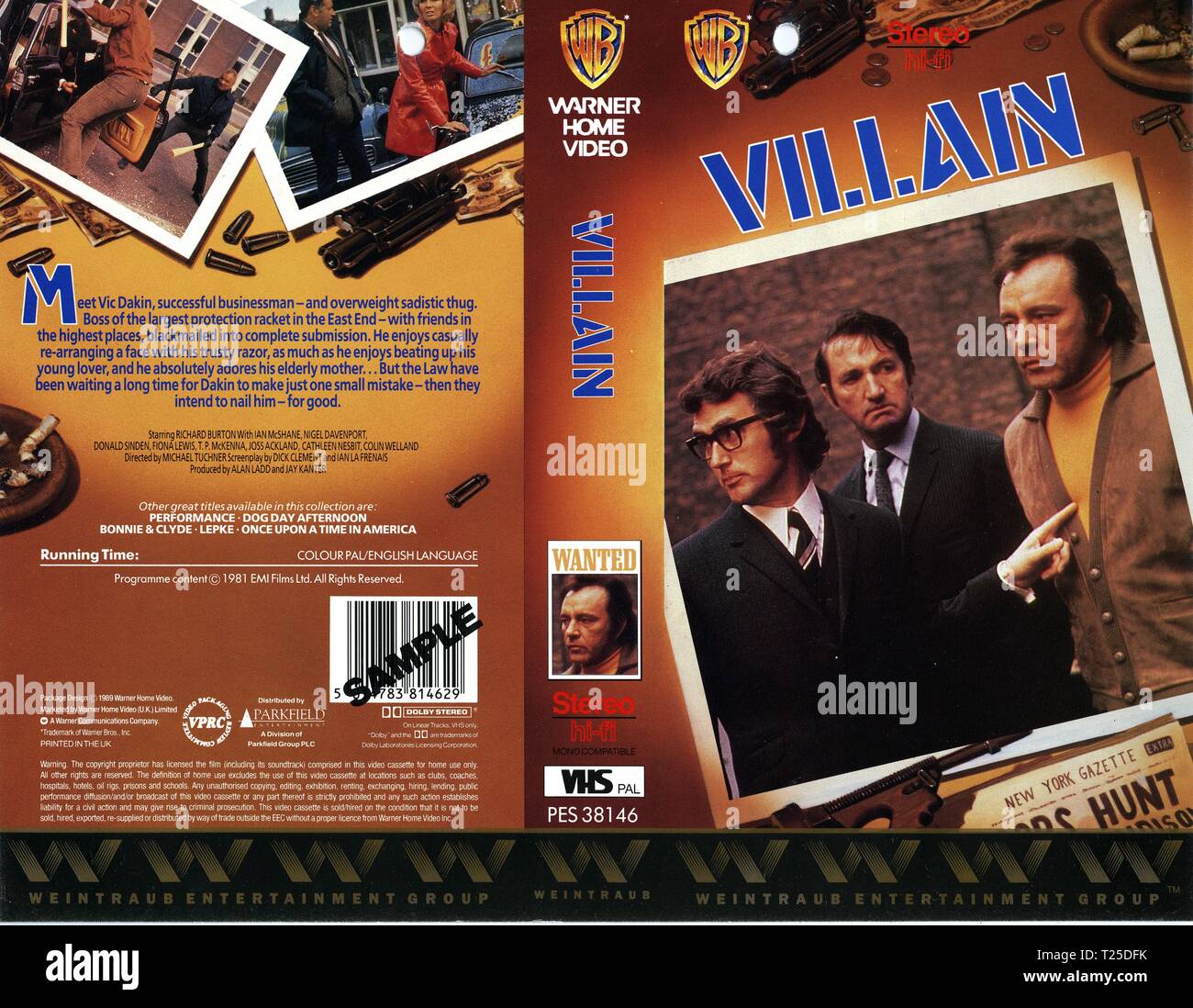 Villain (1971) Publicity information, Date: 1971 Stock Photo - Alamy