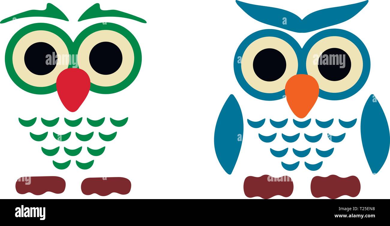 Cute Owls Clip Art