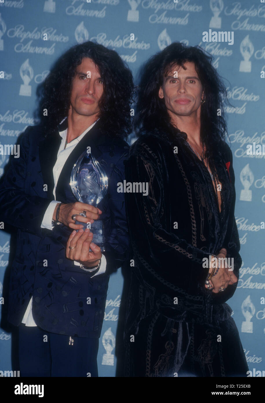 CULVER CITY, CA - MARCH 8: Musician Joe Perry and Singer Steven Tyler ...