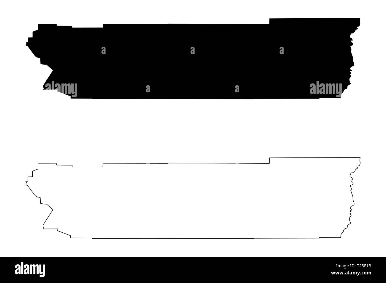 Riverside county map hi-res stock photography and images - Alamy