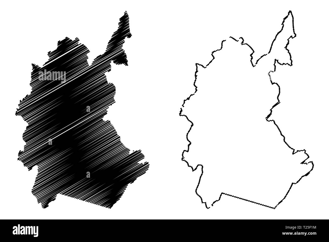 Diyala Governorate (Republic of Iraq, Governorates of Iraq) map vector ...