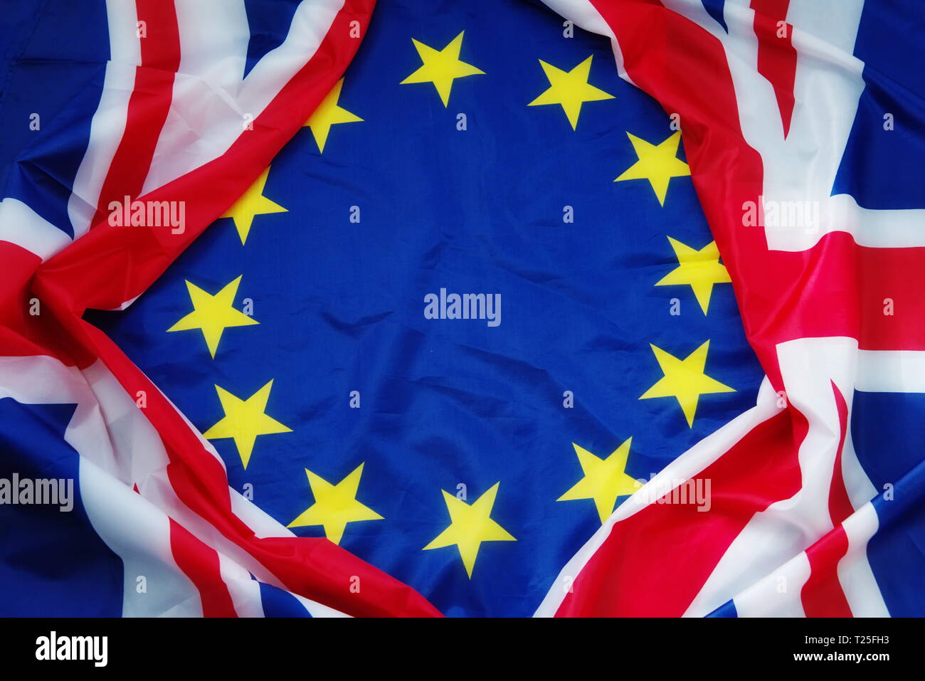 uk and eu flag brexit Stock Photo - Alamy
