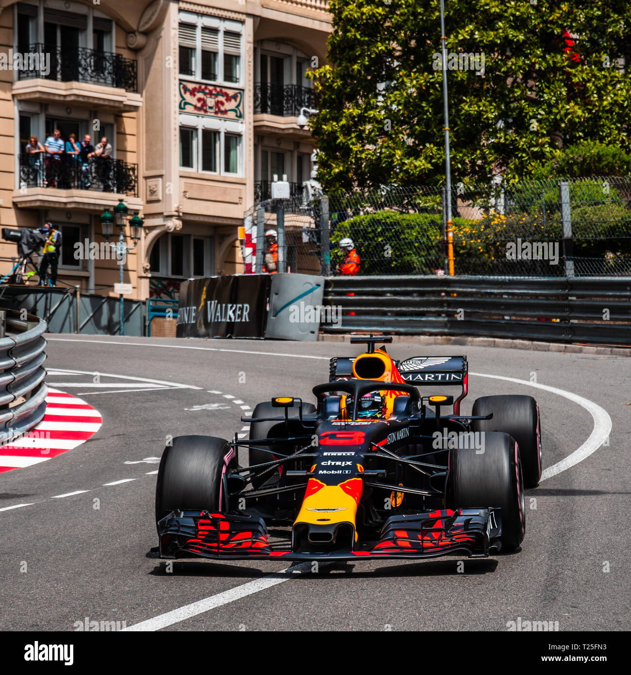 Monte Carlo/Monaco - 05/24/2018 - #3 Daniel Ricciardo (AUS) in his Red ...