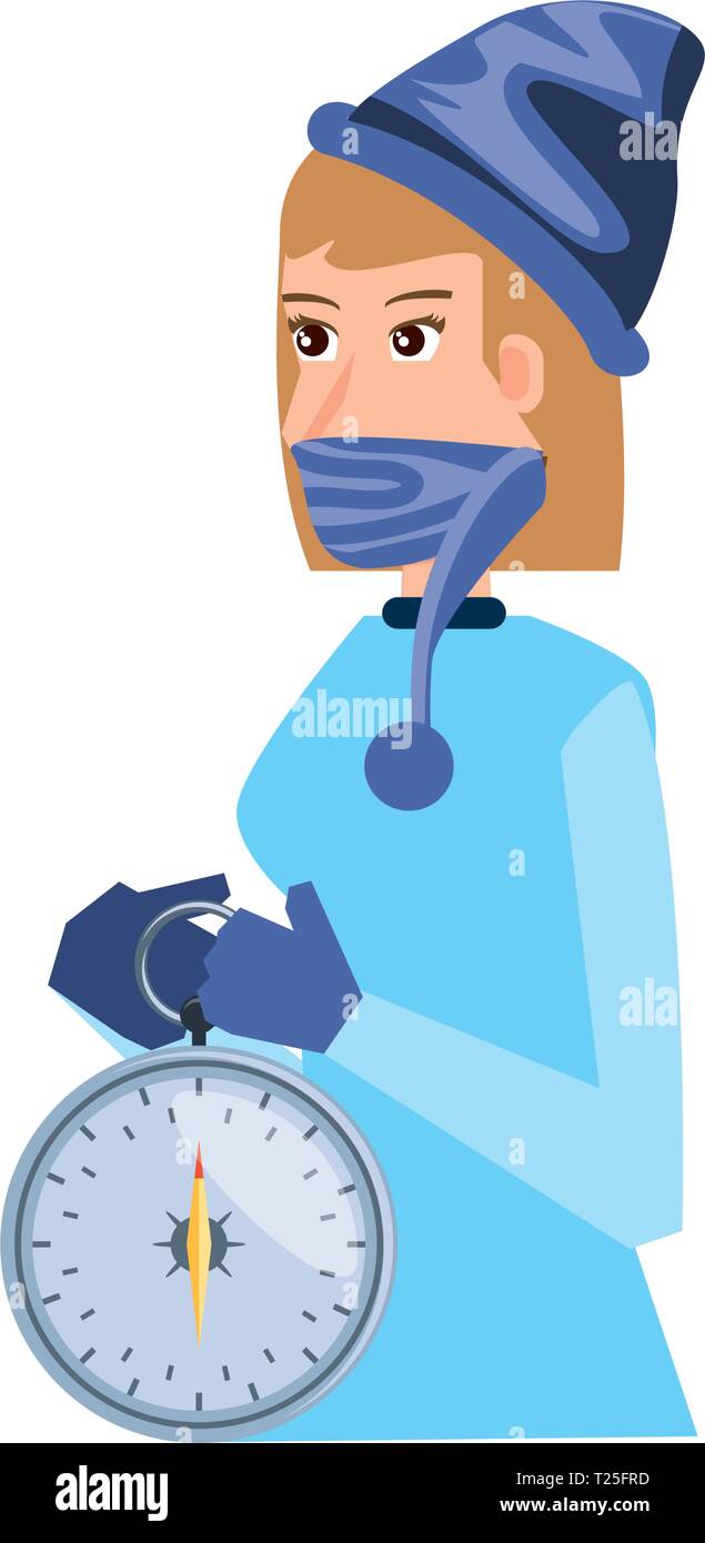 Female navigator Stock Vector Images - Alamy